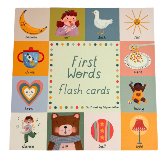 Ains and LJ My First Words Flashcards | Bitsy Boxes