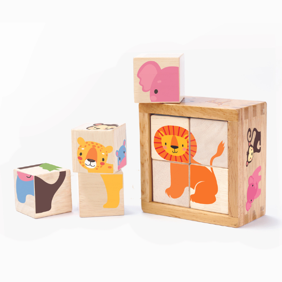 Begin Again Chicka Chicka Boom Boom Buddy Blocks | Bitsy Boxes