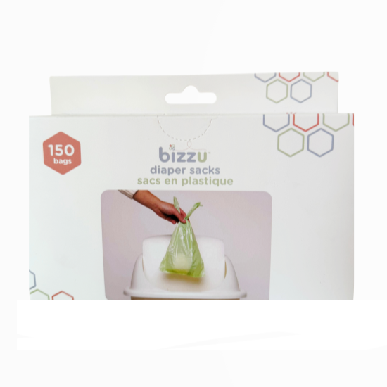Bizzu Diaper Sacks 150 Count | Bitsy Boxes