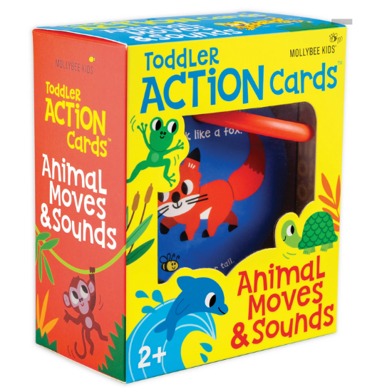 Mollybee Kids Animal Moves and Sounds Action Cards | Bitsy Boxes